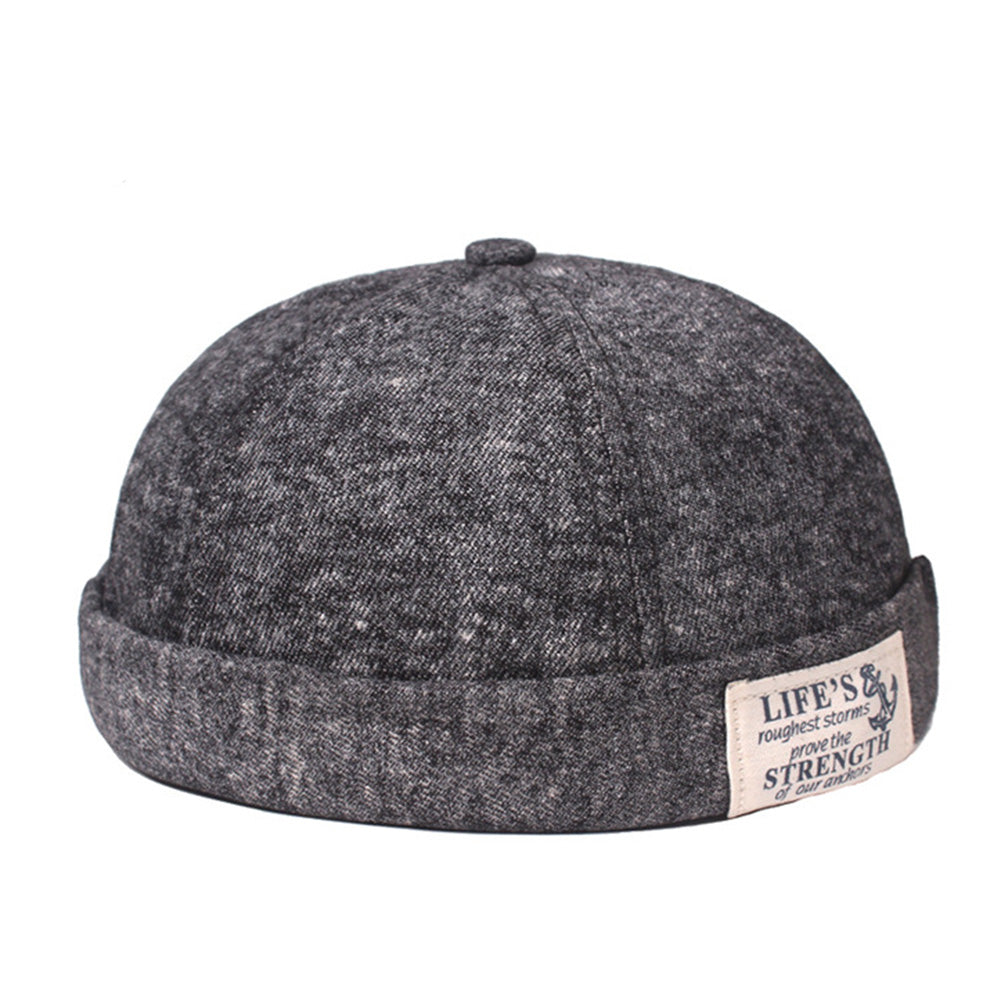 Docker Cap Street Style Brimless Hat Retro Skullcap Beanie Peakless Ca ...